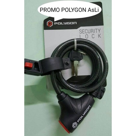 Jual Hidayat - Promo Gembok Sepeda / Security Lock Polygon " Nozz ...
