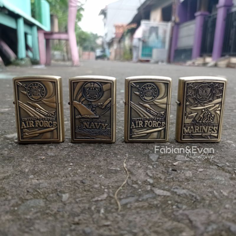 Jual Korek Api Zipo Kantai Special Force Motif Timbul | Shopee Indonesia