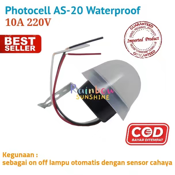 Jual Saklar Sensor Cahaya Lampu Otomatis Photocell Sensor Cahaya ...
