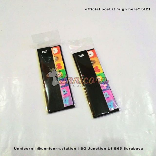 Jual BT21 official Sign Memo | Shopee Indonesia