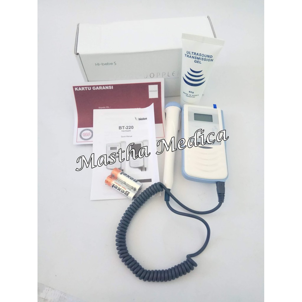 Jual Fetal Doppler Dopler Hi Bebe Bistos BT 220 LCD Cek Detak Jantung ...