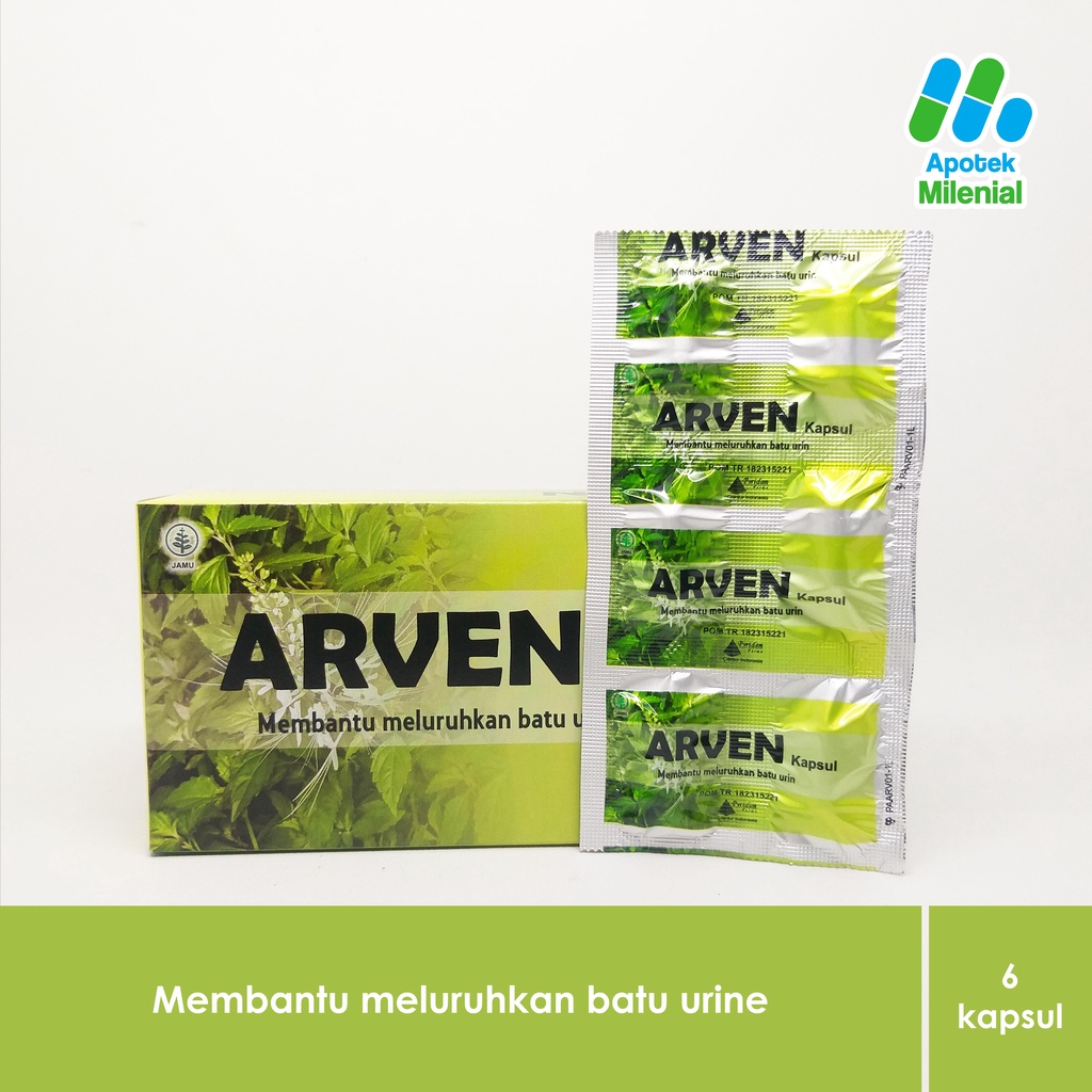 Jual Arven Strip isi 6 Kapsul Membantu Meluruhkan Batu Ginjal | Shopee ...