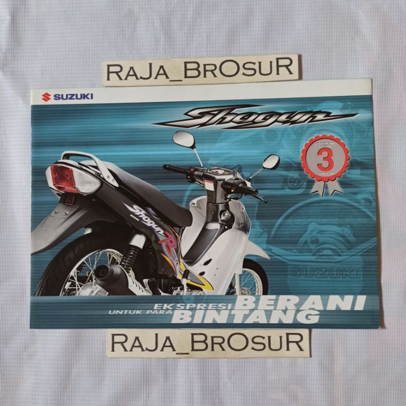 Jual Poster brosur Suzuki Shogun R 110 Shogun 110R 2002 | Shopee Indonesia