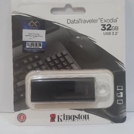 Jual Flashdisk Kingston 32GB DTX Exodia USB 3.2 ORIGINAL GARANSI RESMI 5 Tahun | Shopee Indonesia