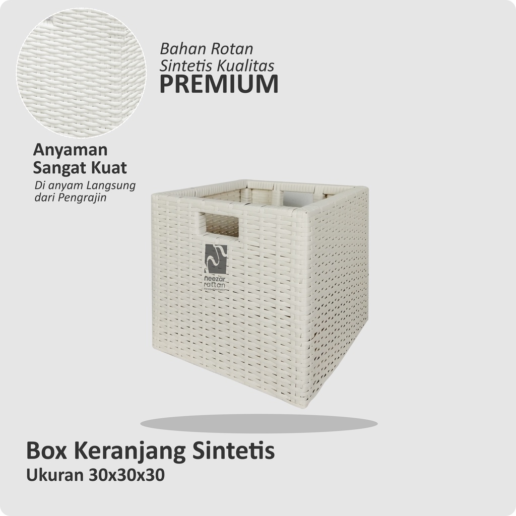 Jual Kotak Serbaguna Keranjang Penyimpanan Box Tutup Anyaman Lombok ...