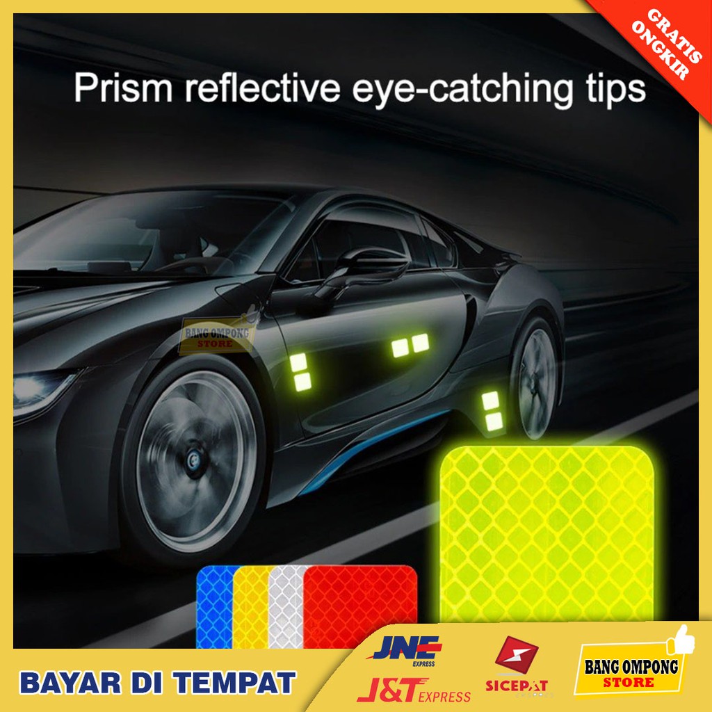 Jual Stiker Mobil Reflektor Sticker Pemantul Cahaya Mobil Truk Pick Up ...