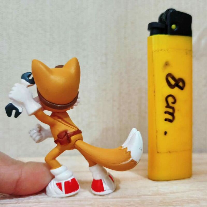 Jual mainan action figuretails sonic the hedgehog tinggi sekitar 3 inch ...