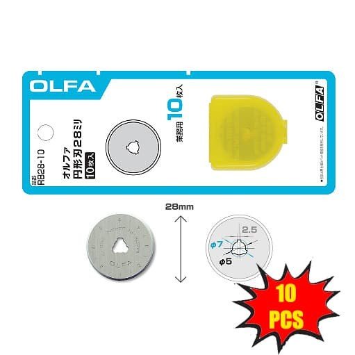 Jual OLFA refill rotary cutter 28mm RB28-10 | Shopee Indonesia