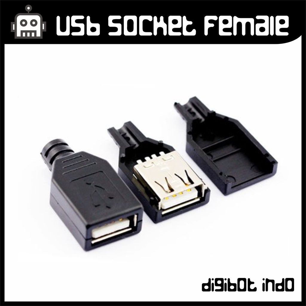Jual USB Socket Female - Konektor USB | Shopee Indonesia