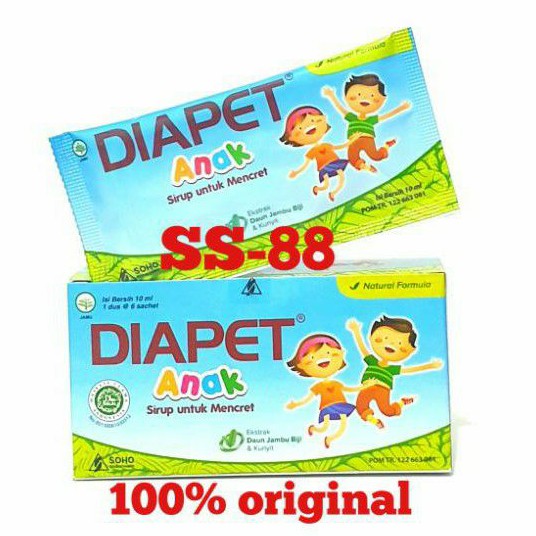 Jual DIAPET ANAK ~ SIRUP UNTUK ANAK (ISI 6 SACHET) | Shopee Indonesia