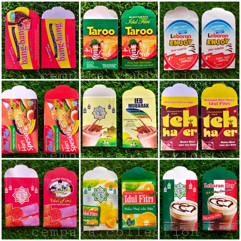 Jual Amplop Lebaran Karakter / Snack / Angpao Lebaran Murah | Shopee ...