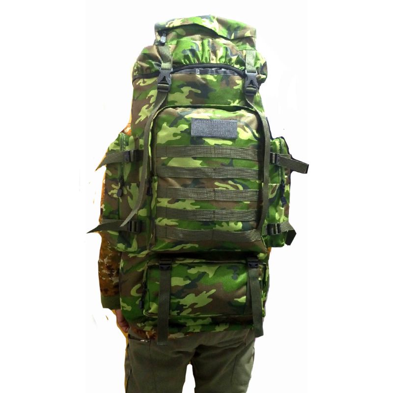 Jual tas gunung 70l tactical Army malpinas hiking carrier gunung ...