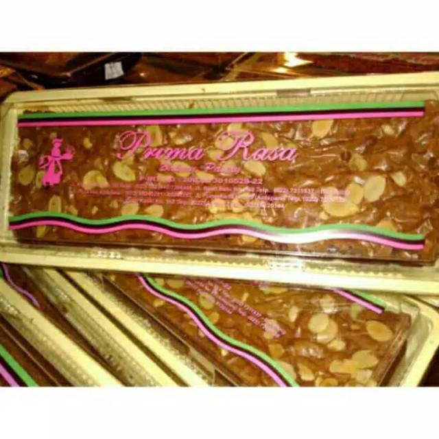 Jual Brownies Almond Prima Rasa Bandung/Cemilan Kue Oleh Oleh Bandung ...