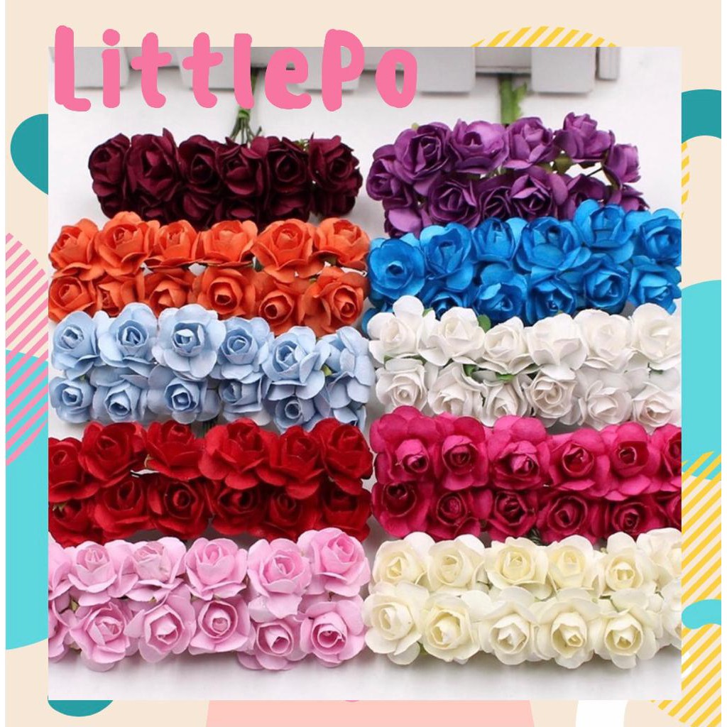 Jual Bunga Mawar Kertas Bunga Artificial Paper Rose Bahan Mahar Craft ...