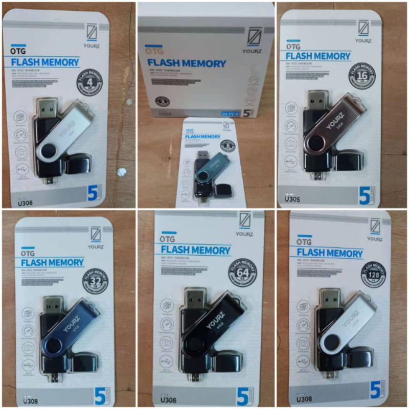Jual Flashdisk OTG Yourz 2gb , 4gb , 8gb,16gb dan 32gb Micro USB ...