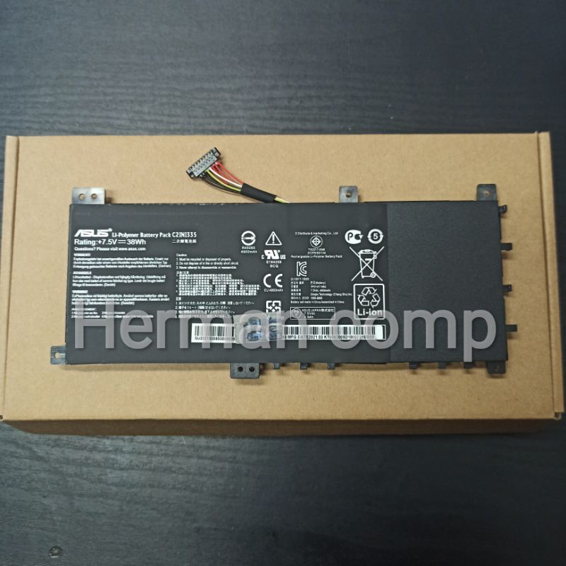 Jual Original Baterai Laptop Asus VivoBook A451 S451 V451 SERIES C21N1335 | Shopee Indonesia