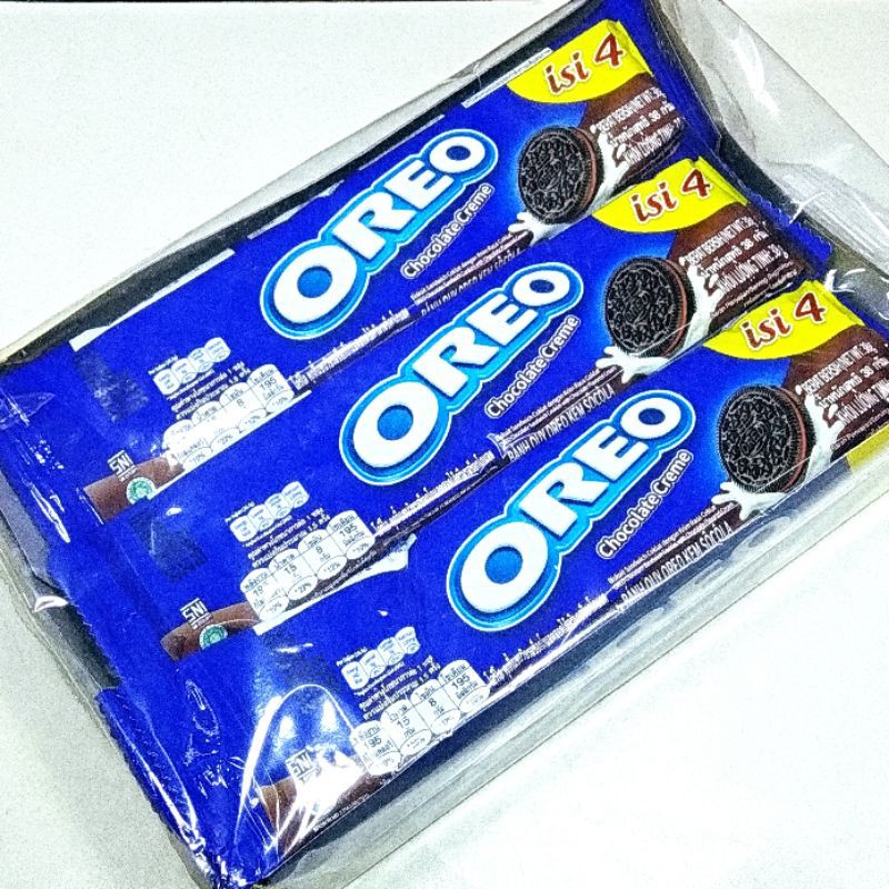 Jual Oreo Original Rasa Coklat 12 x 3 keping Kemasan Baru | Shopee ...