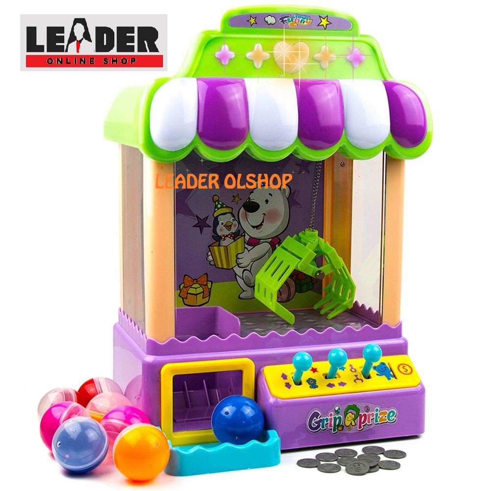 Jual MAINAN MESIN CAPIT BONEKA JUMBO MUSIK DAN LAMPU JOY CLAW MACHINE ...