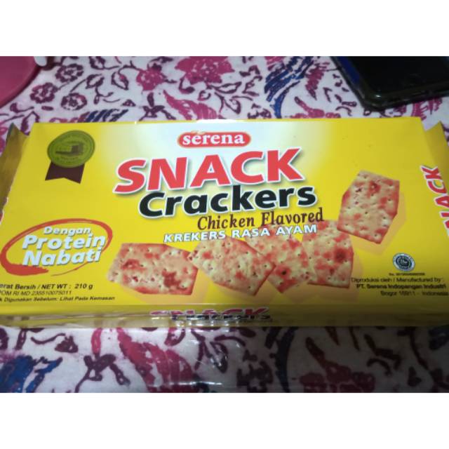 Jual Serena Snack Crackers rasa ayam 210 gram | Shopee Indonesia