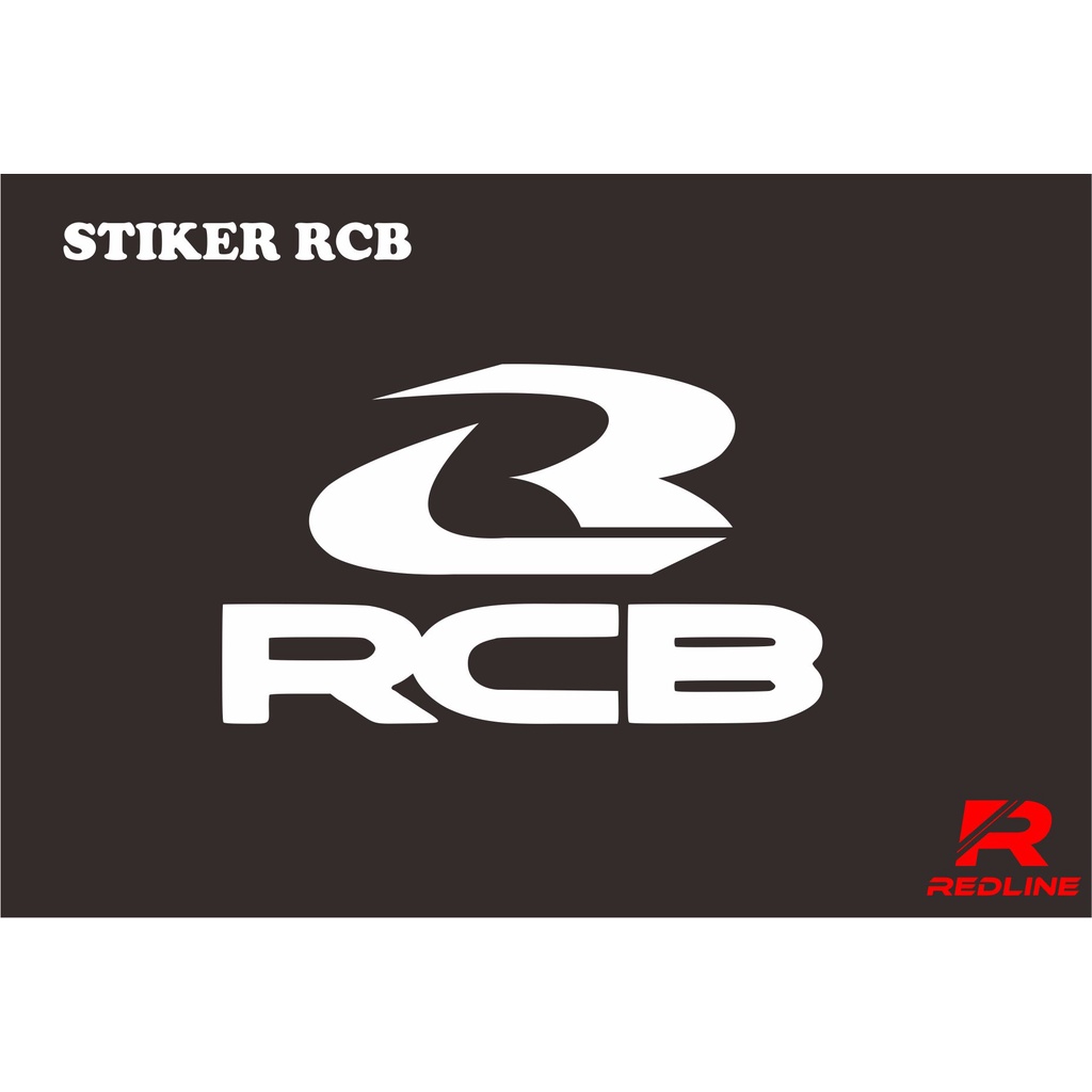 Jual Stiker Cutting RCB Racing Boy Bahan REFLEKTIF | Shopee Indonesia