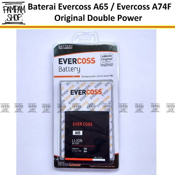 Jual TERMURAH Baterai Handphone Cross Evercoss A65 One X A74F Original Double Power Batre Batrai ...