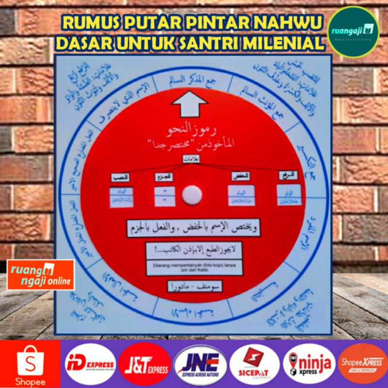Jual Rumus Putar Pintar Nahwu Dasar Untuk Kalangan Santri Milenial Dan