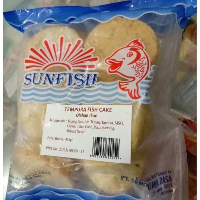Jual SUNFISH FISH CAKE/TEMPURA 500 GR | Shopee Indonesia