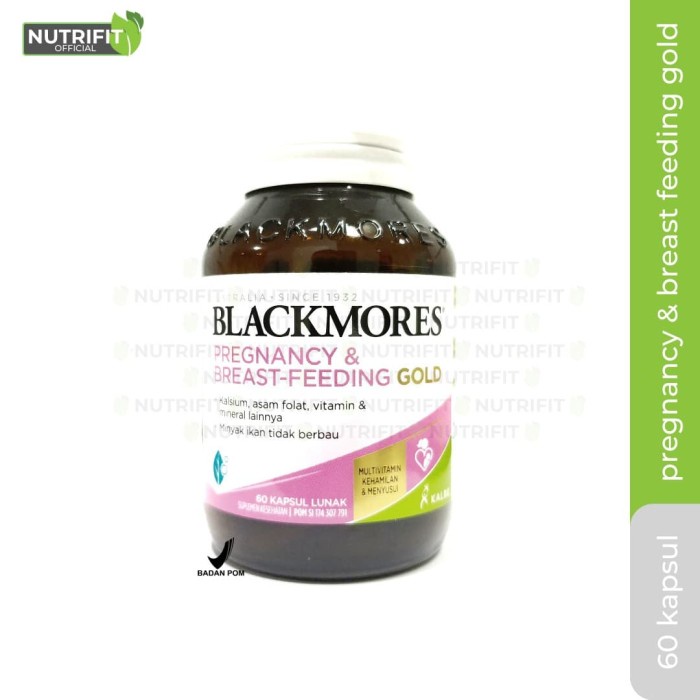 Jual Ibu Hamil - Blackmores Pregnancy And Breastfeeding Gold Kalbe Bpom ...