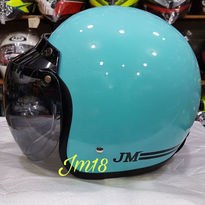 Jual Helm retro bogo merek JM ori | Shopee Indonesia