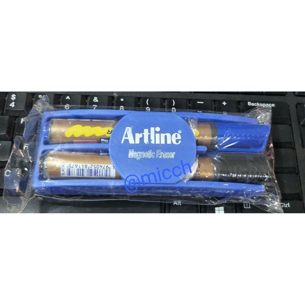 Jual ARTLINE ERASER WHITEBOARD SPIDOL TWO PCS MARKER SET (ERS-MM ...