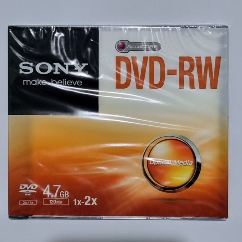 Jual DVD-RW 2X SONY SINGLE PACK SLIM CASE | Shopee Indonesia