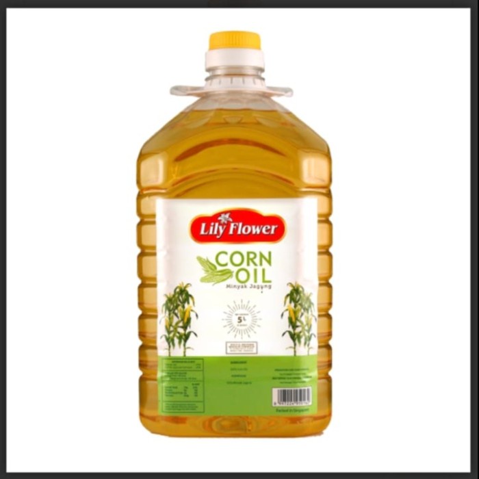 Jual CORN OIL LILY FLOWER 5L / MINYAK JAGUNG 5L / minyak jagung 5L | Shopee Indonesia