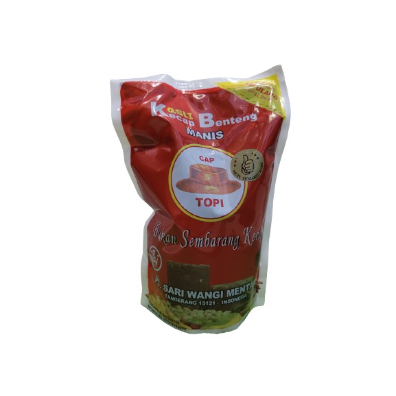 Jual Kecap Manis Asli Benteng Cap Topi Refill 520ml | Shopee Indonesia