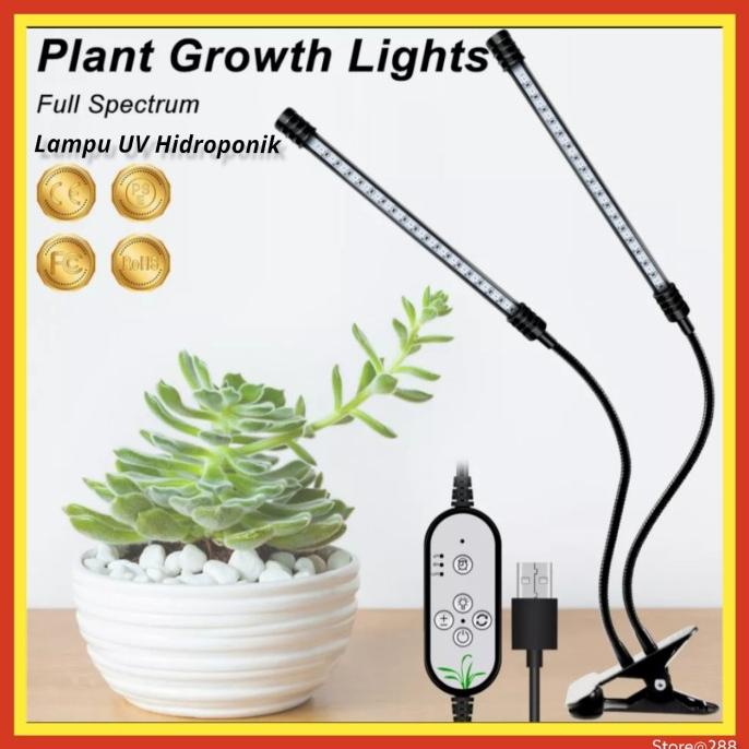 Jual BARU! Lampu UV LED Tanaman Tumbuhan Grow Light Hidroponik Indoor 45W GL35 | Shopee Indonesia