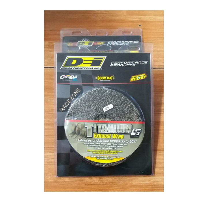 Jual EXHAUST WRAP DEI TITANIUM / PEMBUNGKUS PIPA KNALPOT 1" USA ...