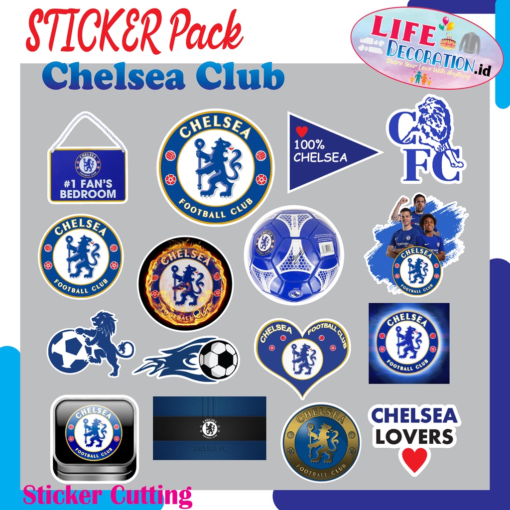 Jual STIKER CHELSEA / STICKER PACK CHELSEA | Shopee Indonesia