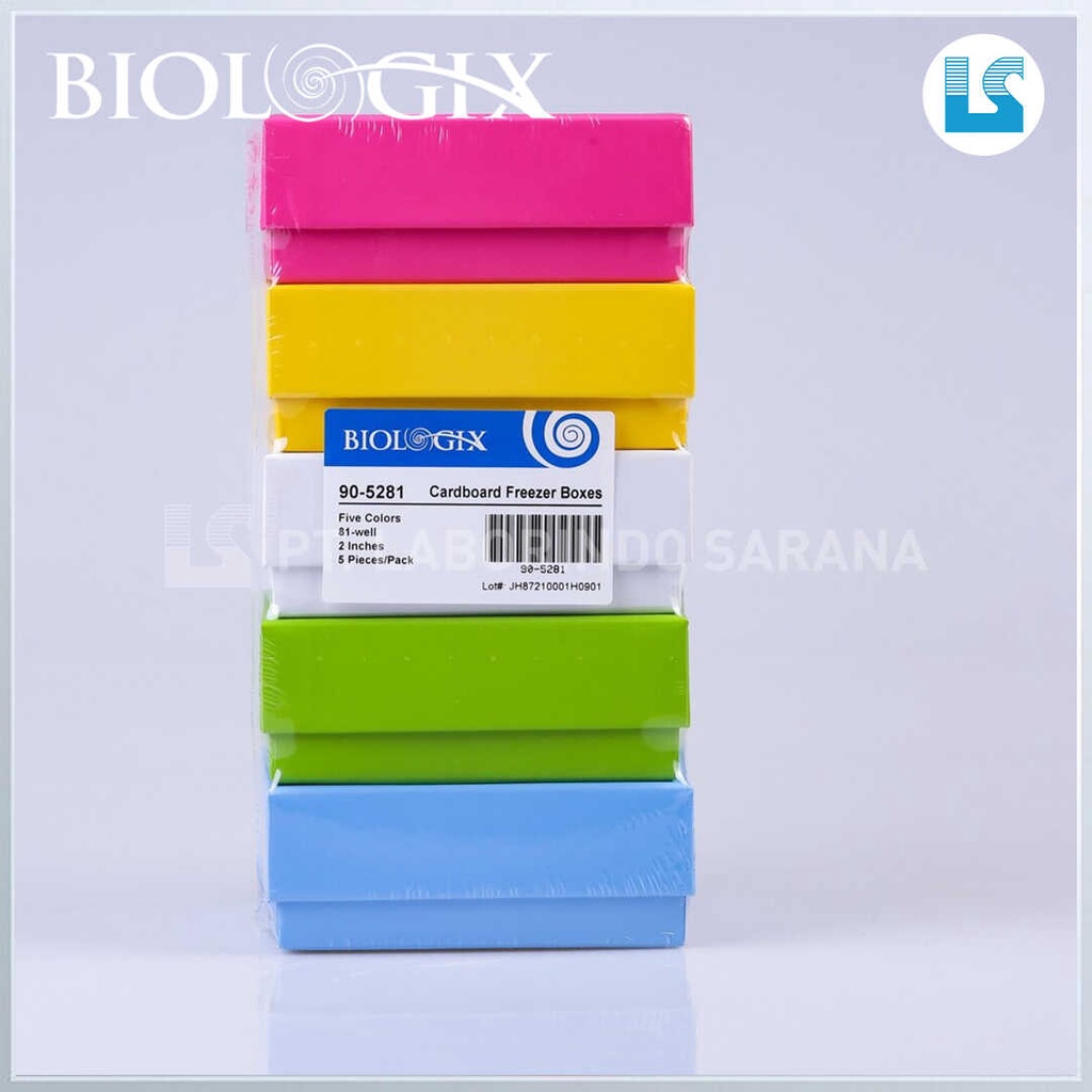 Jual Biologix Cryobox Color 2 Inch ( box sampel tabung 1,5 ml ) 81 Well ...