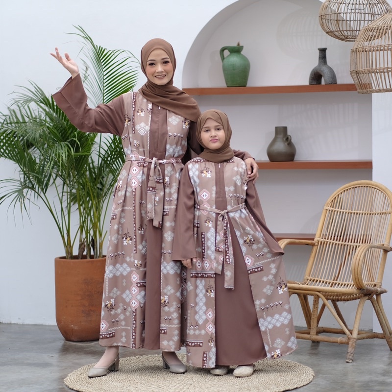 Jual GAMIS COUPLE IBU DAN ANAK GAMIS MEWAH GAMIS MUSLIMAH KIRANA GAMIS ...