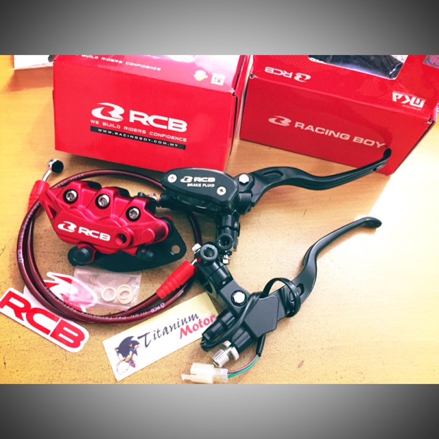 Jual Paket Master Rem Rcb 1set Selang Rem Kaliper Rcb Semua Motor | Shopee Indonesia