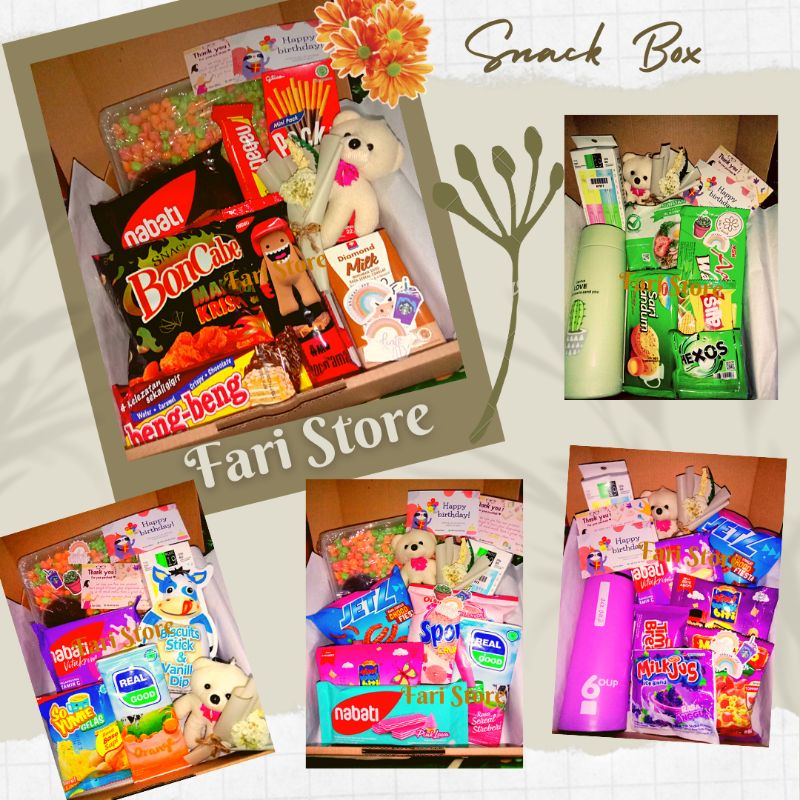 Jual hampers Snack box hadiah kado ulang tahun wisuda murah aesthetic gift teman spesial Tumbler ...