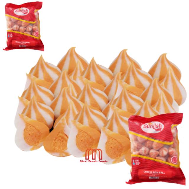 Jual FISH DUMPLING CHEESE SUNFISH 500GR isi 25-27 Pcs/ BAKSO IKAN ISI ...