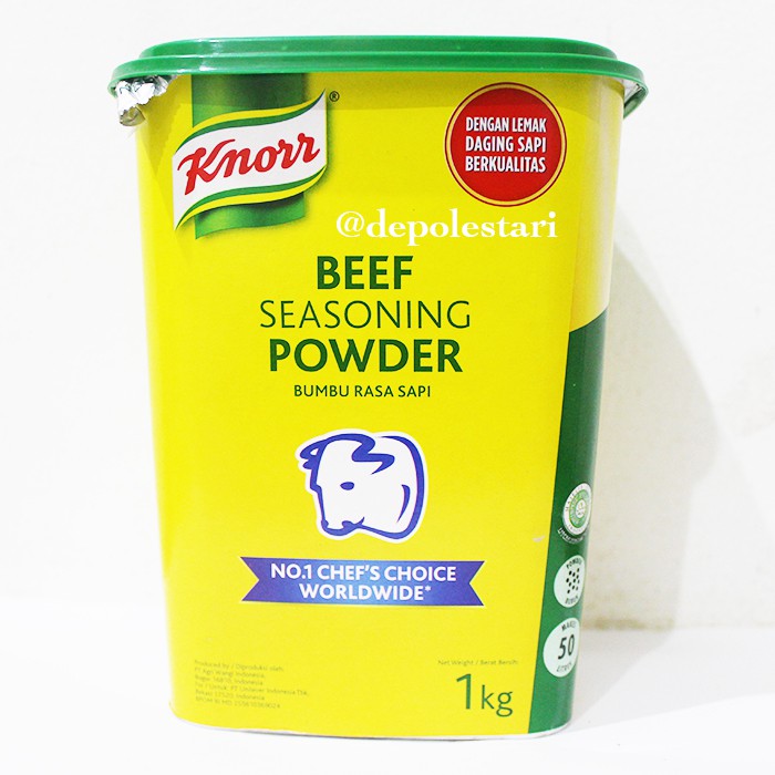 Jual Knorr Beef Seasoning Powder 1kg (Kaldu Sapi) | Shopee Indonesia