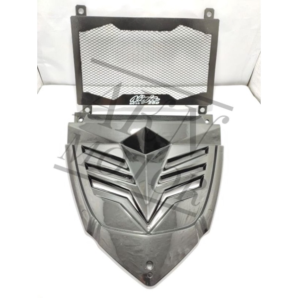 Jual cover tutup radiator plus vgril / tutup mesin Kawasaki ninja 250 ...