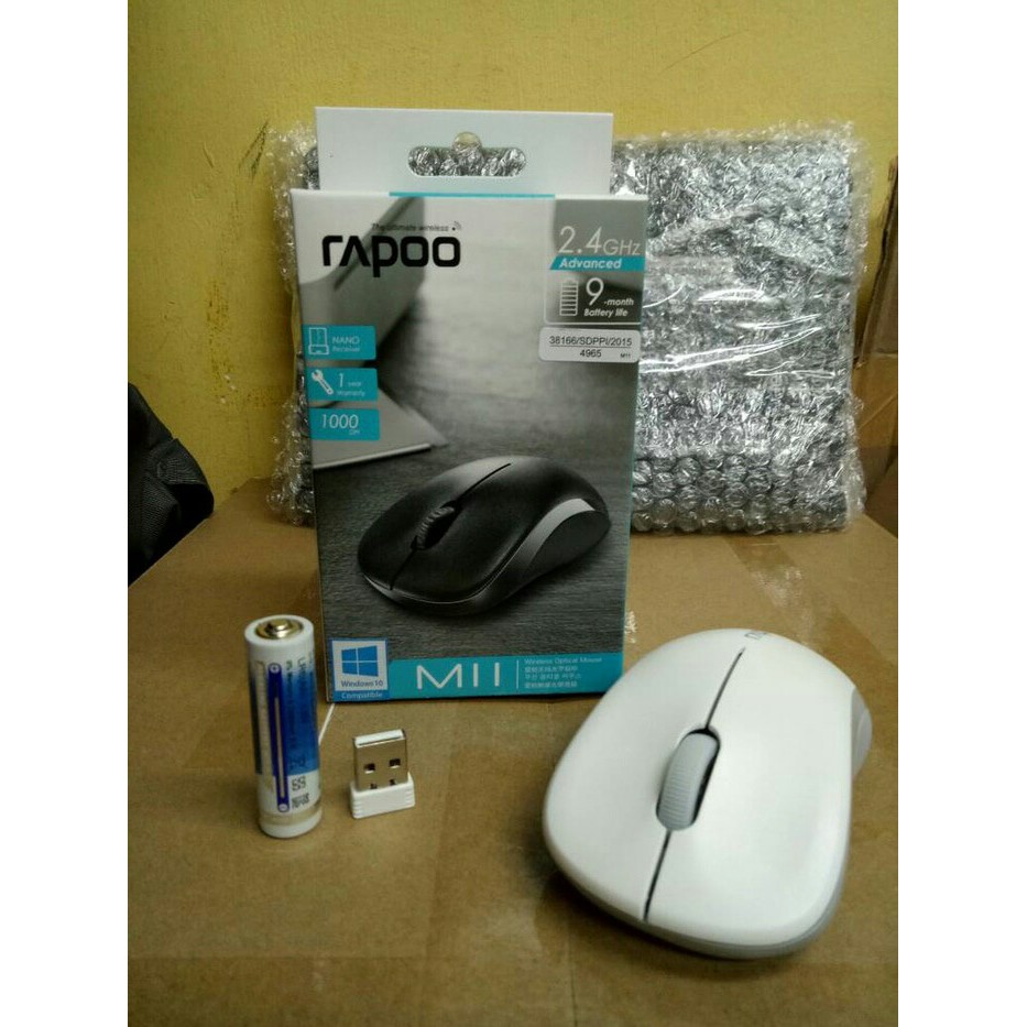 Jual Optical Mouse Rapoo M11 Wireless (ML) | Shopee Indonesia