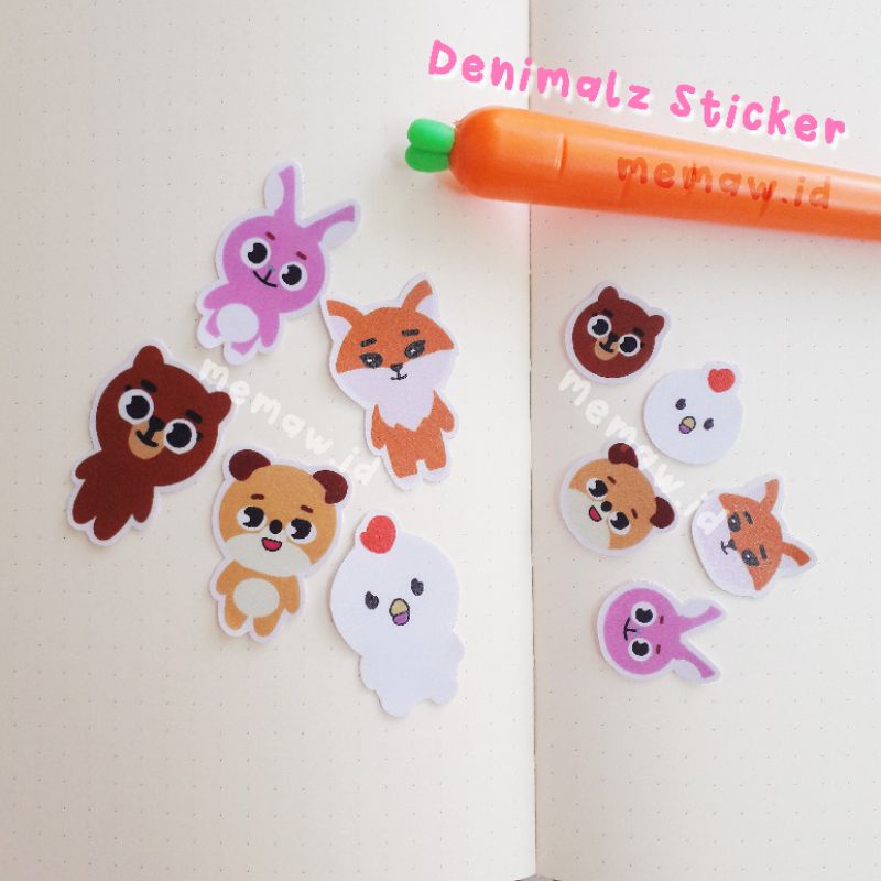 Jual Denimalz Day6 Sticker Pack A6 Kiss cut Die cut | Shopee Indonesia