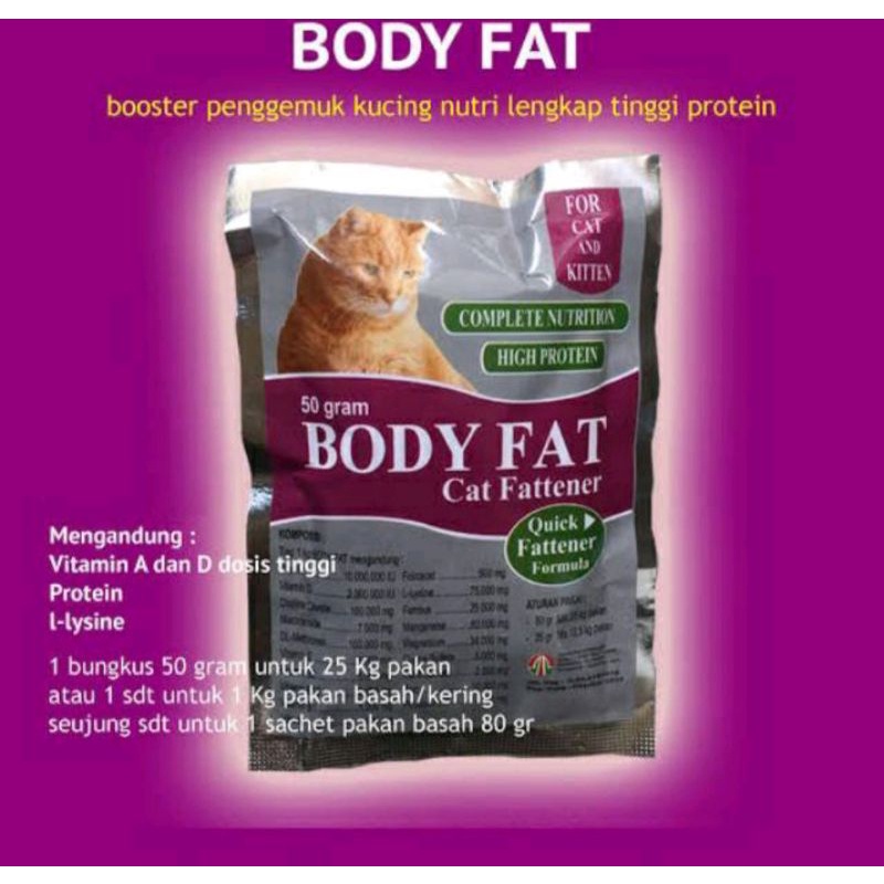 Jual body fat penggemuk kucing | Shopee Indonesia