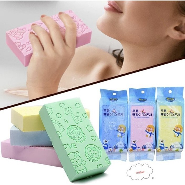 Jual Spons Busa Mandi Lembut Motif Pororo Spon Daki Mandi Anak Dewasa ...