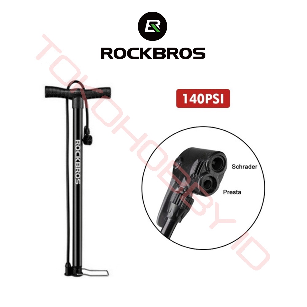 Jual Rockbros Pompa Ban Sepeda Road Bike MTB Lantai Bola Multifungsi ...