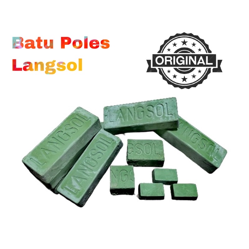 Jual batu poles langsol / watu ijo / batu hijau / langsol hijau ...