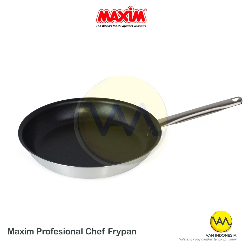 Jual Frypan Maxim Profesional 30 cm Wajan Teflon Stainless Steel ...